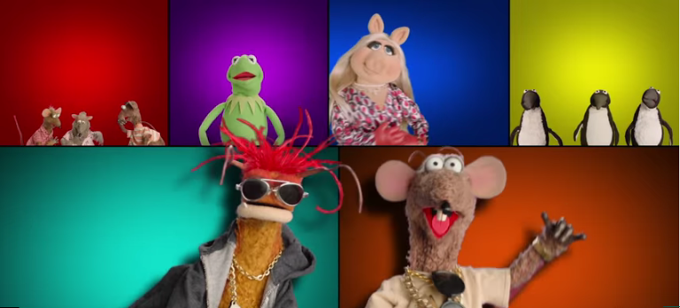Fun! 60 muppets perform The MUppet Show theme acapella ...